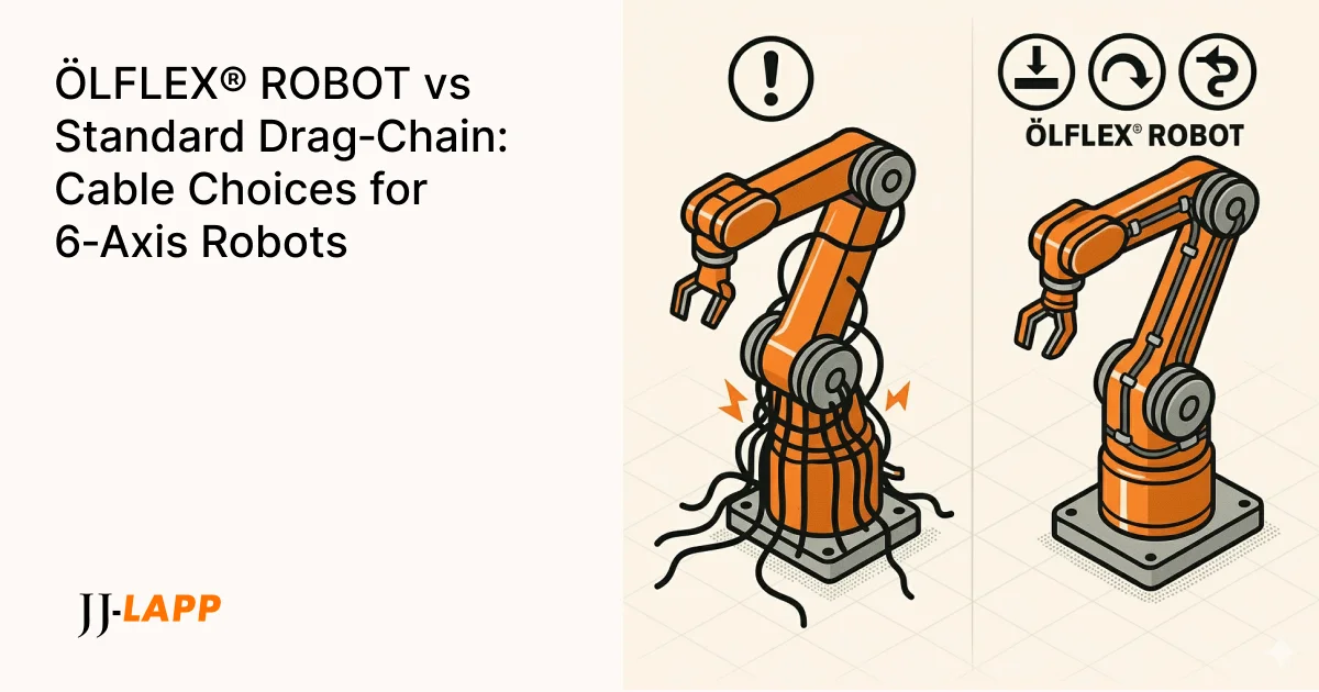 Robot Cable vs. Drag‑Chain Cable: A Guide to Failure Modes | JJ‑LAPP